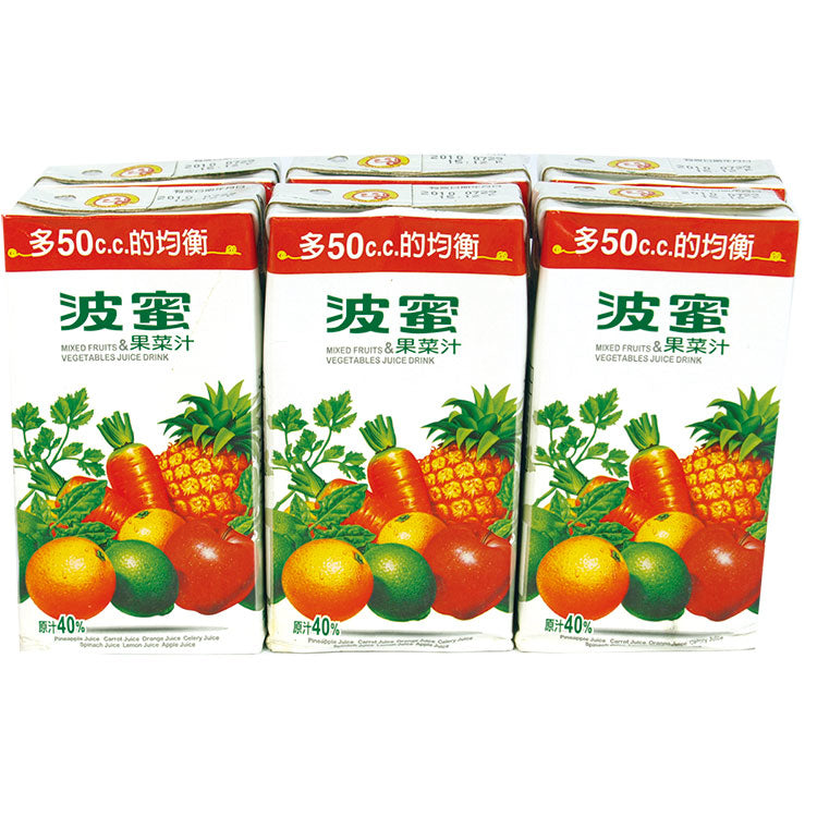 Bomy Fruit and Vegetable Juice| 波蜜果菜汁 6包/手 – Ommi's Foods